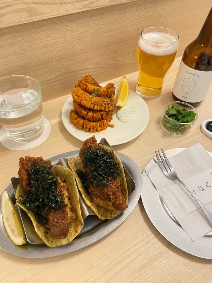 [서울 한남] 타크 한남 / tac / 한남동 멕시칸 맛집 / 타코 맛집 / 피쉬 타코 / 타코바 : 네이버 블로그