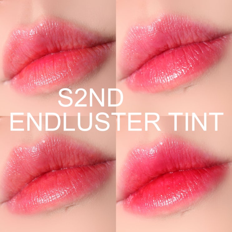 S2ND 안지워지는 틴트 엔들러스터 틴트 뮤트헤라 딥아우라 브릭마스 레드아테나 발색 : 네이버 블로그