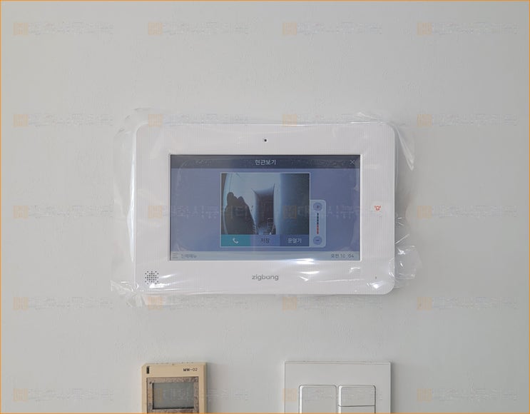 화성 반송동 동탄솔빛마을서해그랑블아파트 삼성이지온SHN-8070을 직방비디오폰 SHN-8820으로 교체설치 : 네이버 블로그