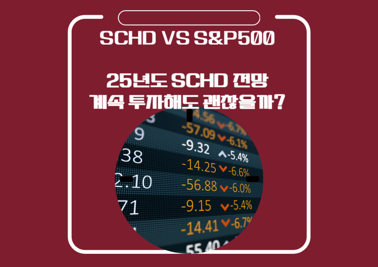 SCHD vs S&P500, 2025년 전망, SCHD 계속 투자해도 괜찮을까? : 네이버 블로그