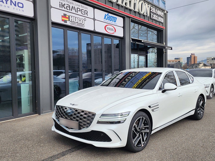 익산 버텍스썬팅 제네시스G80 900으로 전체 시공 : 네이버 블로그