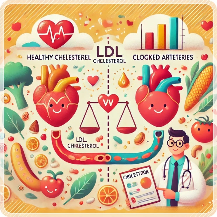 LDL 콜레스테롤 높으면 나타날 수 있는 증상과 관리법 : 네이버 블로그