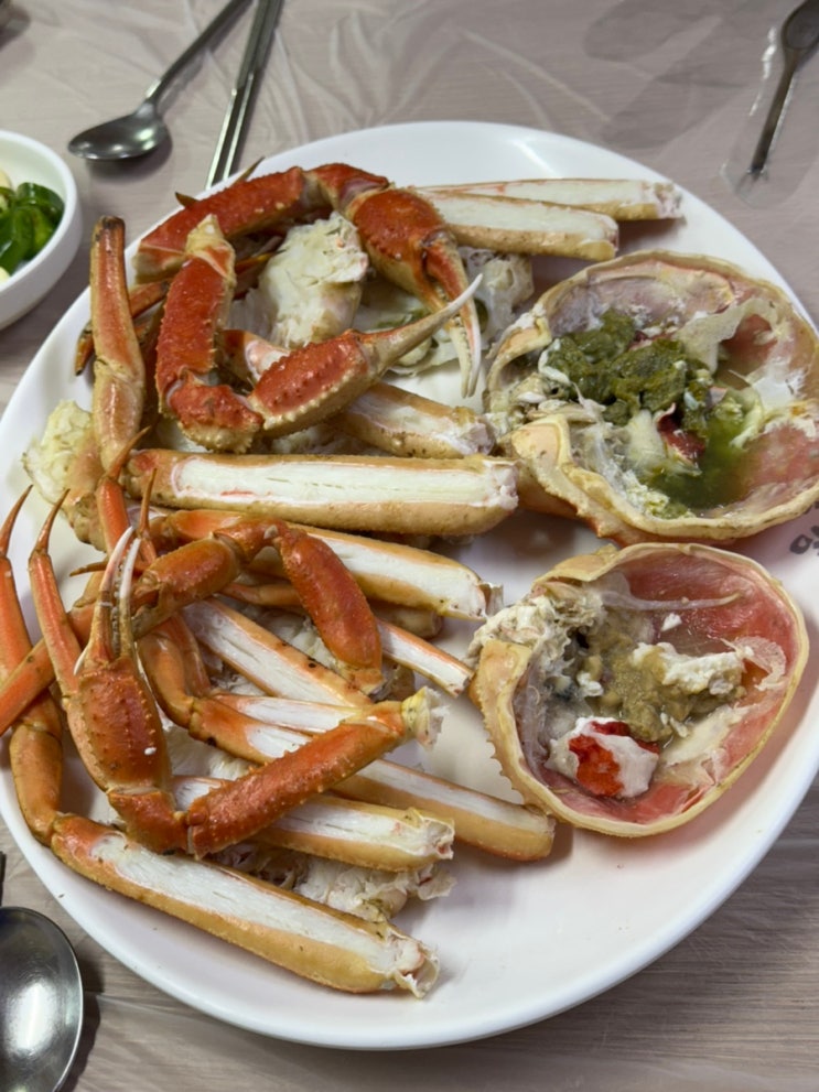 [포항/죽도시장]죽도시장 대게 맛집 ‘한신수산’ 수율좋은 박달대게 가성비 맛집 추천 솔직후기 : 네이버 블로그