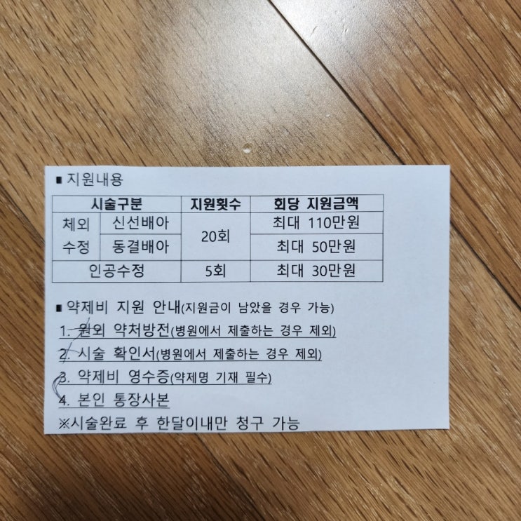 임신 산전건강관리 검사비 신청/ 난임신청 / 임신준비 전 꼭 챙겨받으세요!! : 네이버 블로그