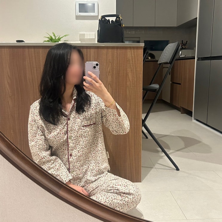 2030 여성 홈웨어 잠옷 추천 • 울랄라 파자마 채피 긴팔 여성페어 베이지 : 네이버 블로그