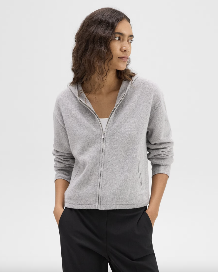 29만 9천원 !!! ) THEORY Cropped Hoodie in Felted Wool-Cashmere : 네이버 블로그