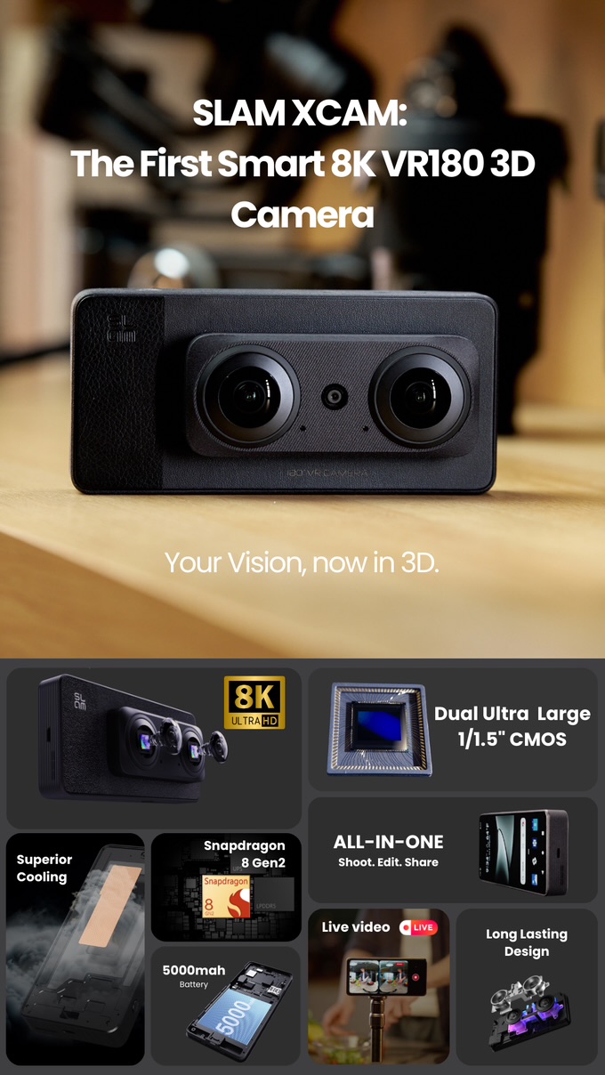 SLAM XCAM 8K VR180 3D Camera(영문) : 네이버 블로그