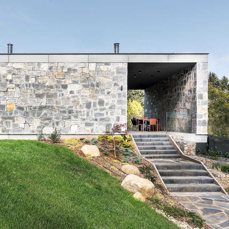 다용도 포치가 있는 심플 디자인 주택, DV House by MMXX architects : 네이버 블로그