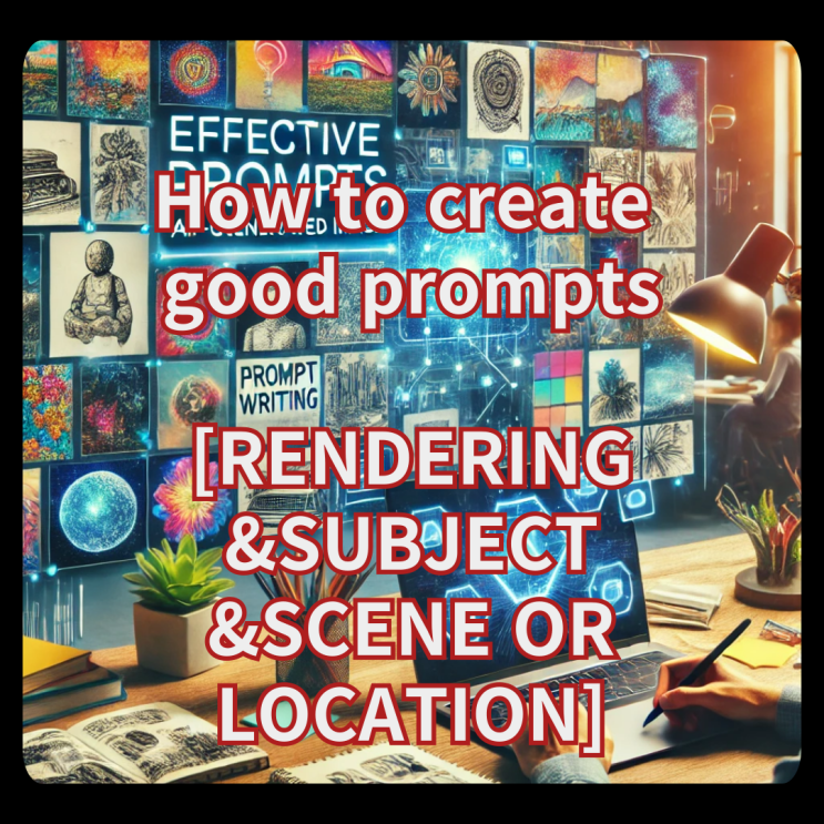How to create good prompts [RENDERING&SUBJECT&SCENE OR LOCATION] : 네이버 블로그