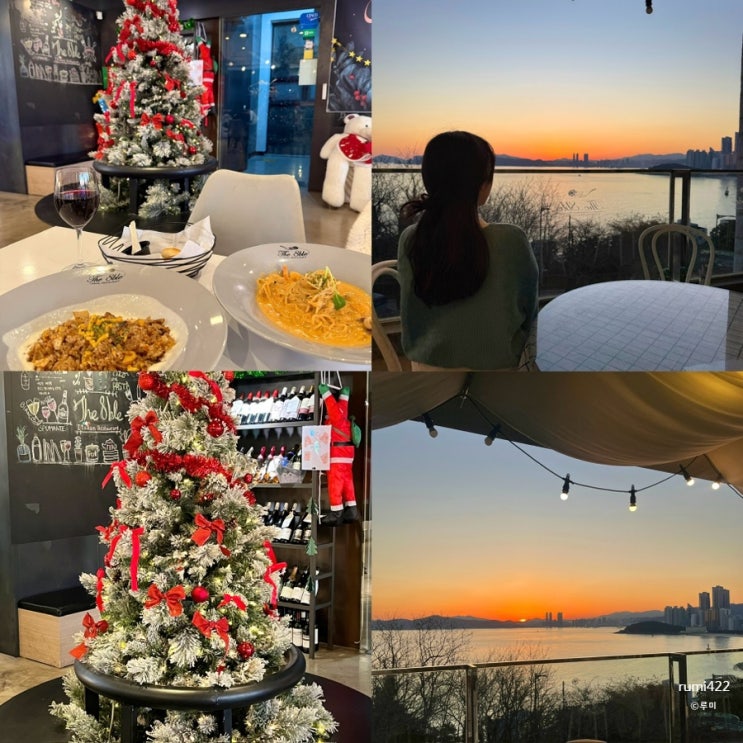 부산크리스마스 분위기 좋은 해운대맛집 디에이블 달맞이점 : 네이버 블로그