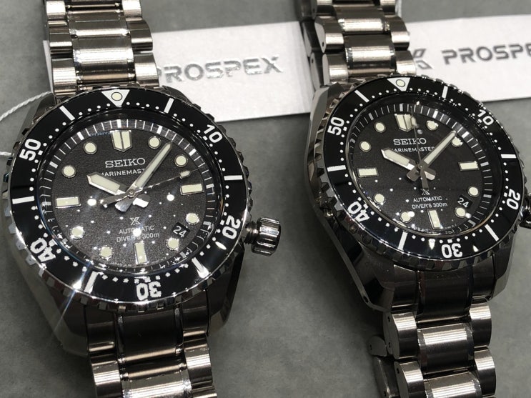 [재입고]세이코-1968 PROSPEX Marine Master 8L35 기계식 Caliber Hi-beat Black 컬러 ...