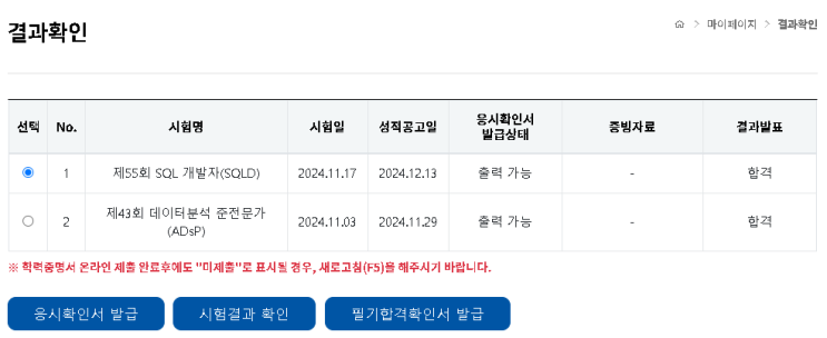 ️ ADsP / SQLD 합격 후기 | 책 없이 벼락치기 하루 컷 가능? : 네이버 블로그
