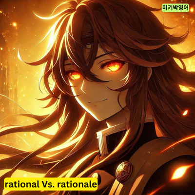미키박영어 - rational, rationale 구분법? 바로 이렇게 하세요! : 네이버 블로그
