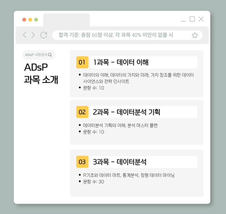 ADsP (데이터 분석 준전문가) 공부법 | 비전공자 독학 책, 무료 강의, 어플 추천 : 네이버 블로그