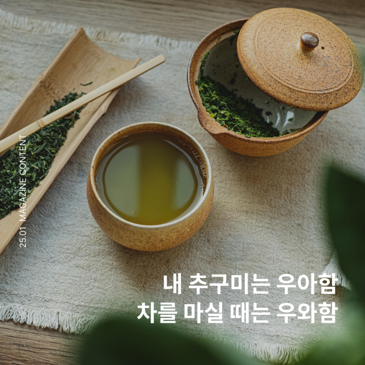 내 추구미는 우아함 차를 마실때는 우와함 차의 종류 찻잎 유자차 녹차 차나무 징마이산 네이버 블로그