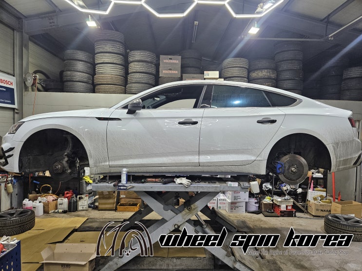 아우디 A5 - 네오테크 EVO-R 6P 380mm 리어 디스크 확장 380mm : 네이버 블로그