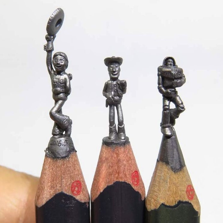 연필심으로 만든 놀라운 조각품 'Chien-Chu Lee'의 작품 : 네이버 블로그