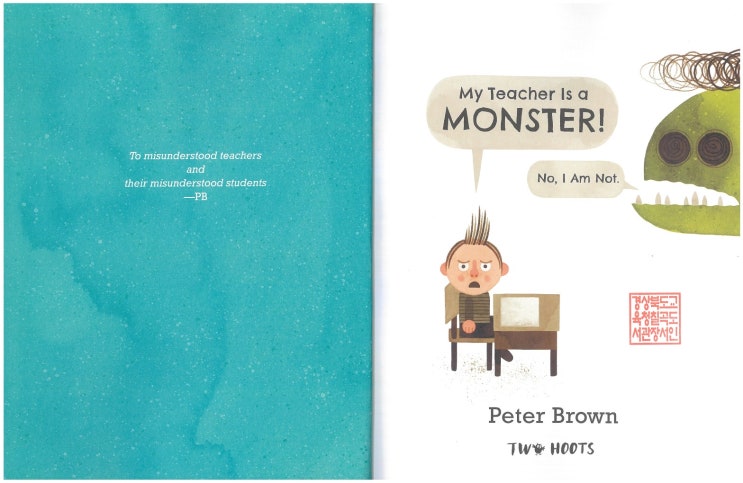 Reading Age: 4~8 _ My Teacher Is a MONSTER : 네이버 블로그