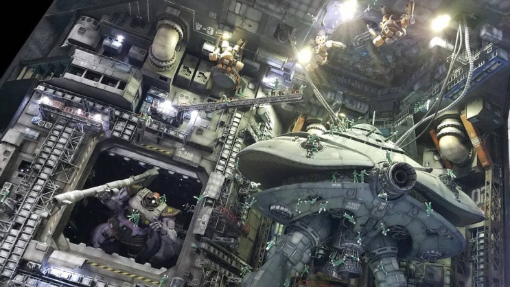 건프라 장인이 만든 놀랍도록 실감 나는 디오라마 'Mannen Factory'의 작품 : 네이버 블로그