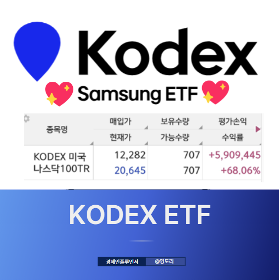 TR ETF 사라지는데 KODEX 미국 나스닥ETF100 더 담은 이유 : 네이버 블로그