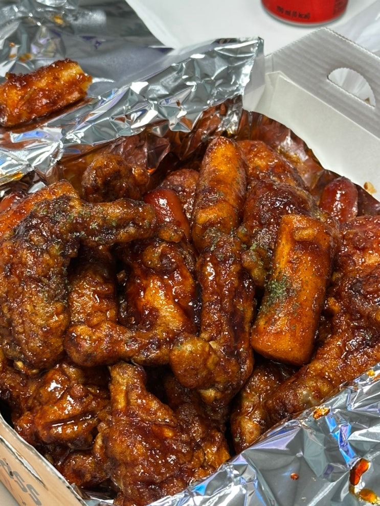 치킨맛집 자메이카소떡소떡 BBQ치킨 구포유보라점 내돈내산 : 네이버 블로그