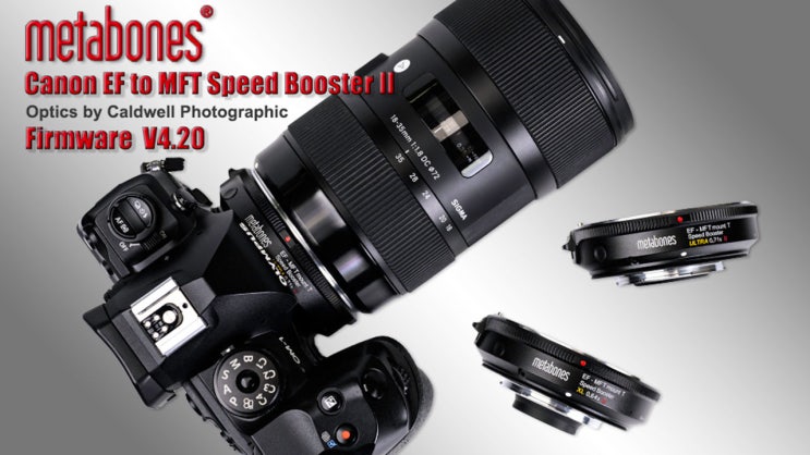 Metabones 'EF-MFT mount T Speed Booster ULTRA 0.71x II', 'EF-MFT mount ...