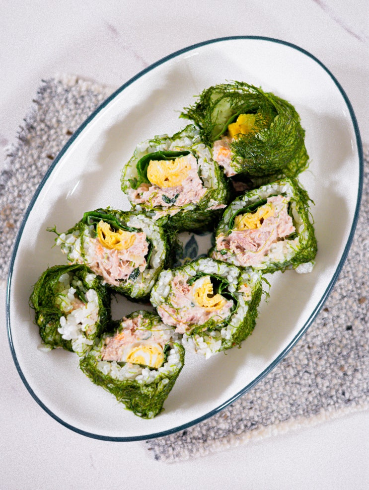 참치김밥 만드는법 무조건 맛있는 깻잎 참치김밥만들기 감태요리 먹는법 네이버 블로그