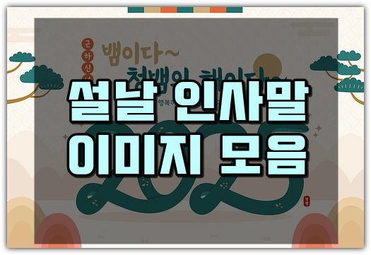 2025 설날 인사말 이미지 센스있는 설명절 인사말 카톡 모음 을사년 청뱀 좋은글 : 네이버 블로그