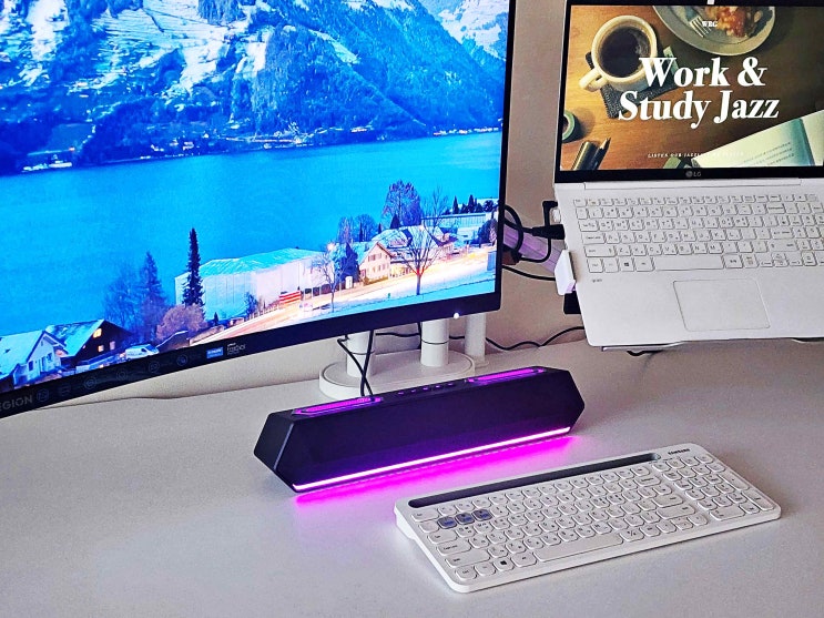 사운드바 추천 제닉스 TITAN SB9 게이밍스피커 사운드바 PC스피커 컴퓨터스피커 리뷰 : 네이버 블로그