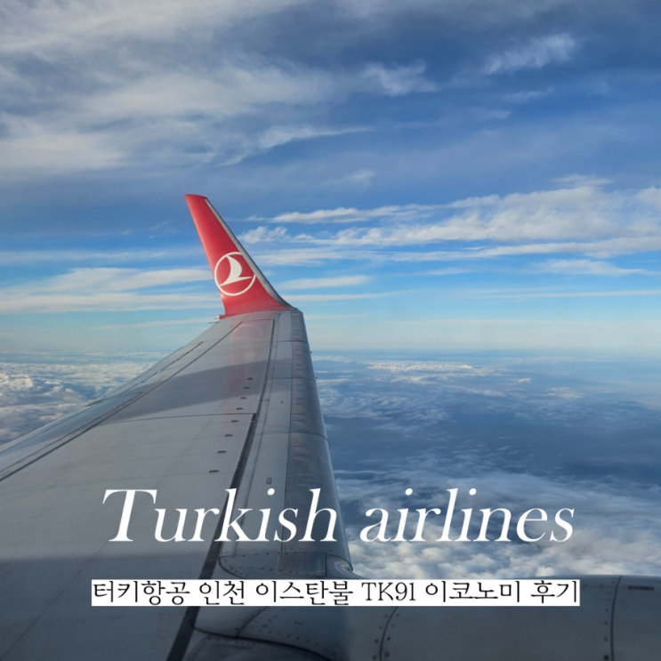 터키항공 TK91 이코노미 기내식 어메니티 온라인체크인 탑승후기 : 네이버 블로그