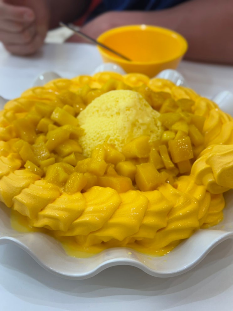 [필리핀 세부 막탄 카페] Halomango 할로망고_망고 스노우 빙수 사이즈 가격 맛 후기 : 네이버 블로그