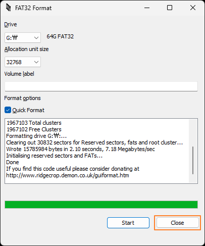 FAT32 Format (GUI Format)을 이용하여 Micro SD를 FAT32 방방식으로 포맷하기 : 네이버 블로그