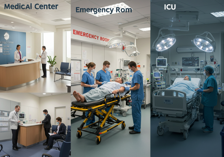 영어로 응급실 ER, ED 뜻 / 중환자실 ICU 의미, NICU, PICU, CCU : 네이버 블로그
