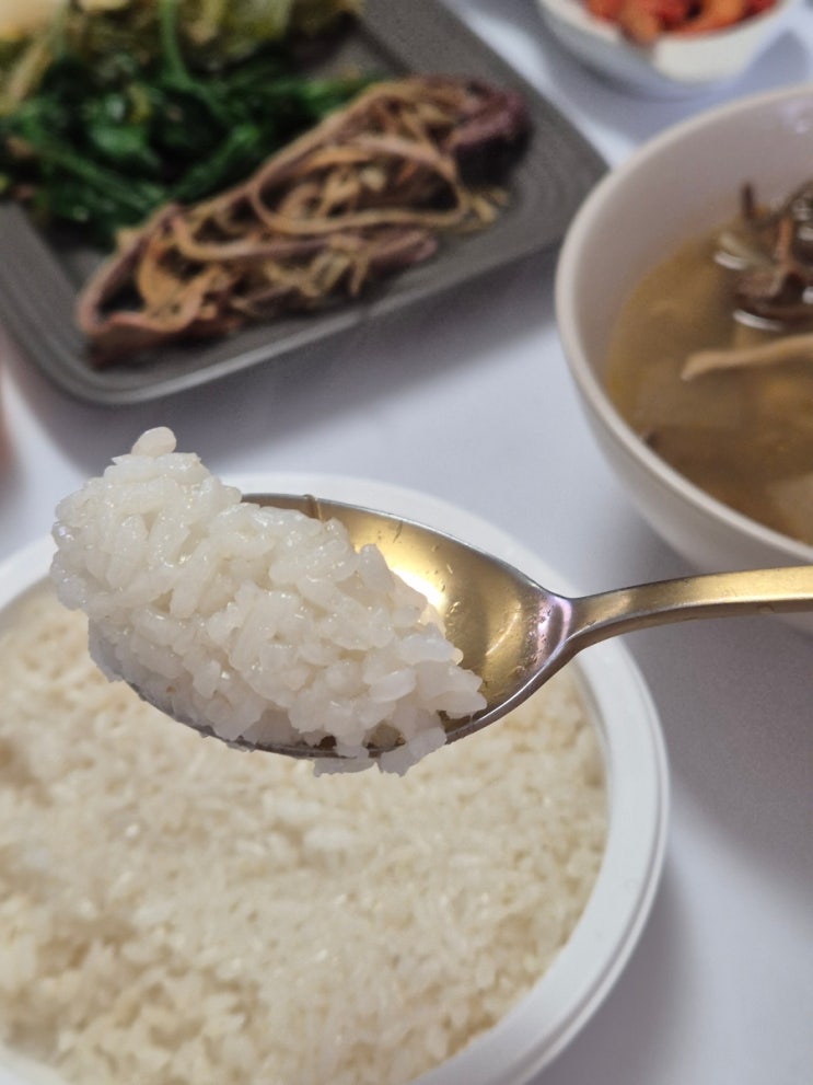 맛있는 백미밥 추천 : 갓 지은 밥맛 나는 집밥 아침밥 : 네이버 블로그