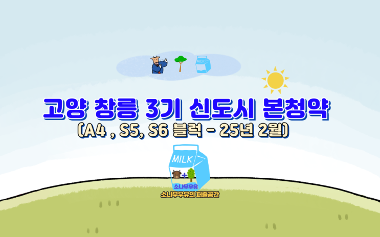고양 창릉3기 신도시 본청약 분석! (S5,S6,A4블럭) 분양가 세대수 위치 : 네이버 블로그