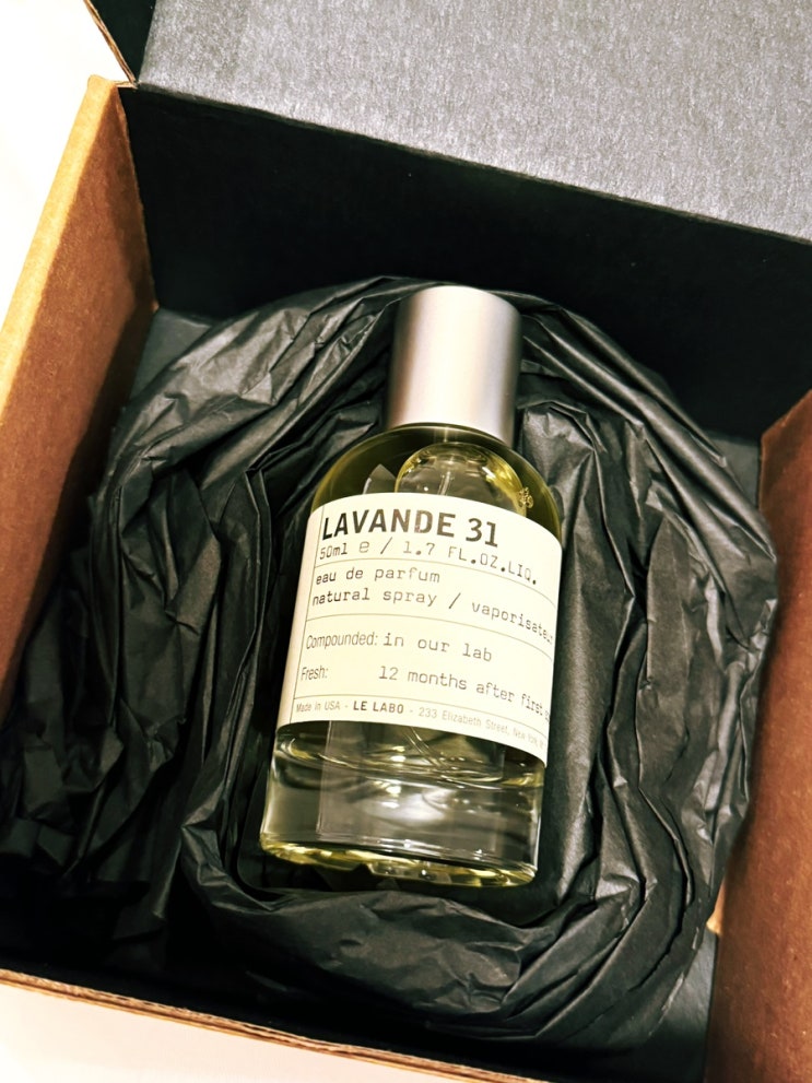 [향수 리뷰] 르 라보 Lavande 31 솔직 후기 🌿 (+ 지속력, 계절감, 추천 이유까지!) : 네이버 블로그
