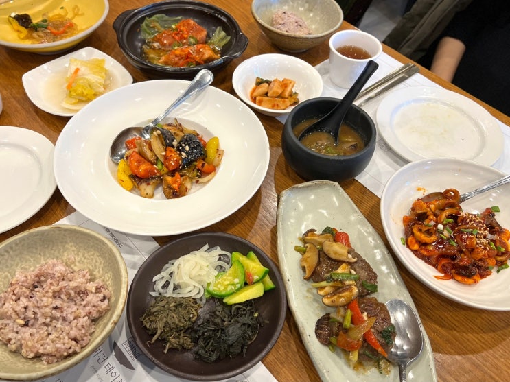 세종대 맛집 부모님생신식당 군자 한정식 미건테이블 메뉴 주차 후기 네이버 블로그