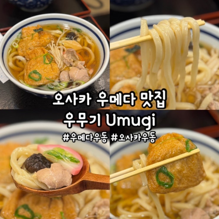 [오사카/우메다] '우무기 (Umugi)' 오사카 우메다 맛집, 오사카 우동 맛집, 우메다 우동, 산반가이 현지인 맛집 ...