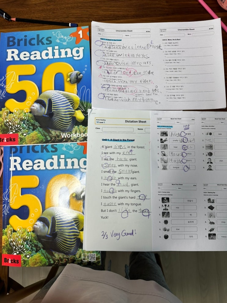 한 번 해 보자, 엄마표영어 브릭스리딩 50 후기｜ Bricks Reading 50 🐠 : 네이버 블로그