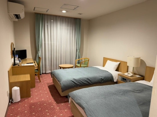 홋카이도 비에이 가성비 숙소 추천 - 호텔 라베니르 비에이 Hotel Lavenir Biei ( 스탠다드 트윈룸 / 비에이역 ...