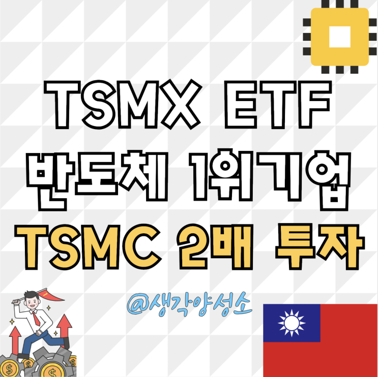 TSMX ETF 반도체 1위 기업 TSMC 2배 레버리지 투자 괜찮을까 : 네이버 블로그