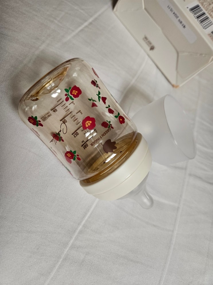 [내돈내산 육아용품] 그린핑거 베베그로우 젖병 -동백 160ml + ss사이즈 젖꼭지 : 네이버 블로그