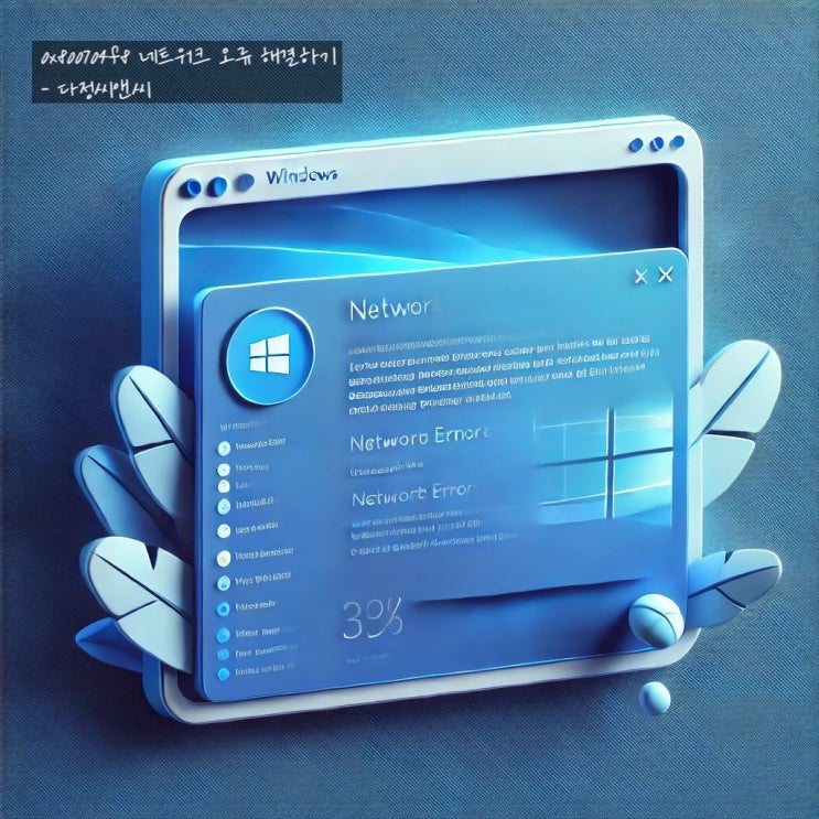 0x800704f8 에러(공유폴더 네트워크 오류) 해결하기 : 네이버 블로그