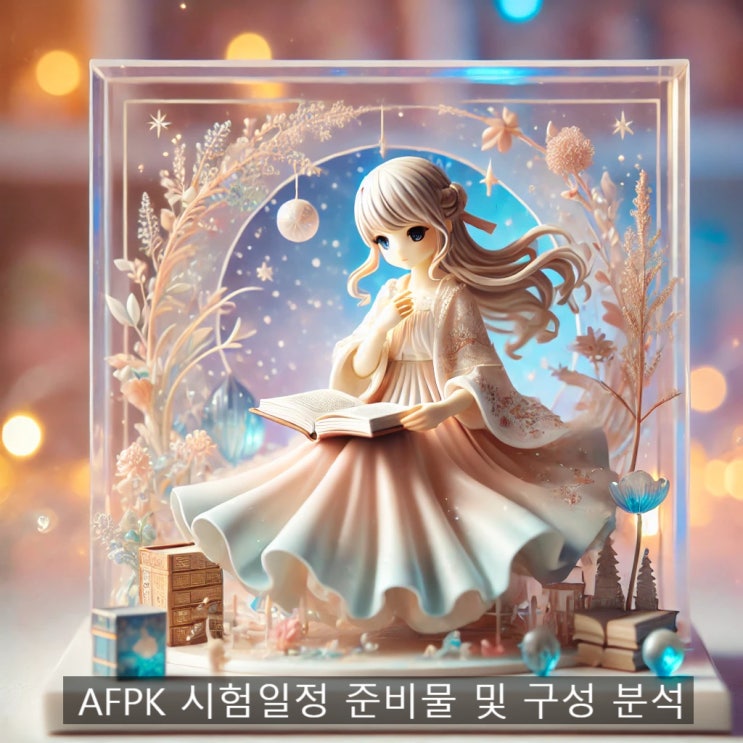 AFPK 시험일정 준비물 및 구성 분석 : 네이버 블로그