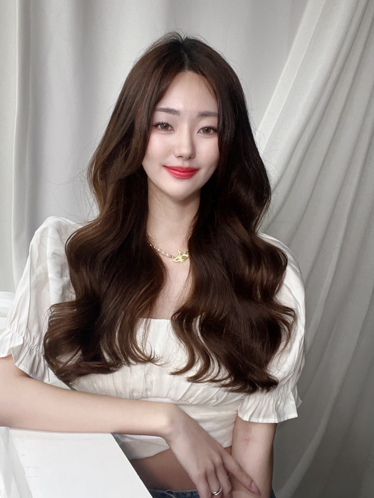 여자 긴머리 레이어드컷 볼륨매직 C컬펌 S컬펌 이미지 네이버 블로그