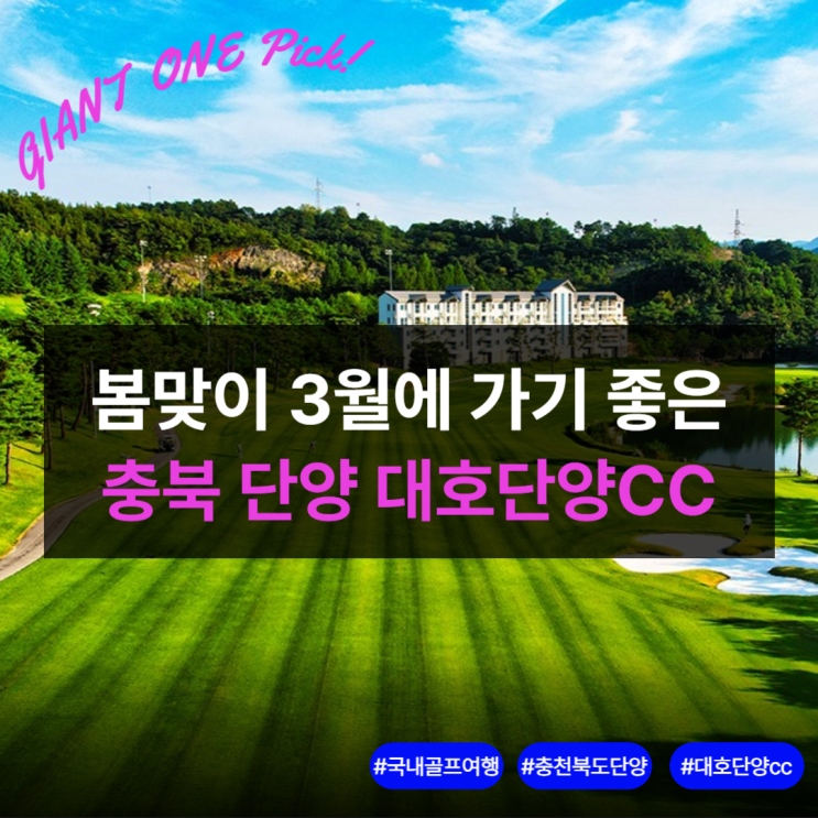 봄맞이로 가기 좋은 대호단양CC 국내 골프장 : 네이버 블로그