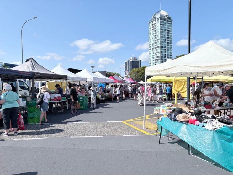 뉴질랜드 오클랜드 아이랑 갈만한곳 (4) 타카푸나비치 선데이마켓 / Takapuna Beach Sunday Market 주차정보 ...