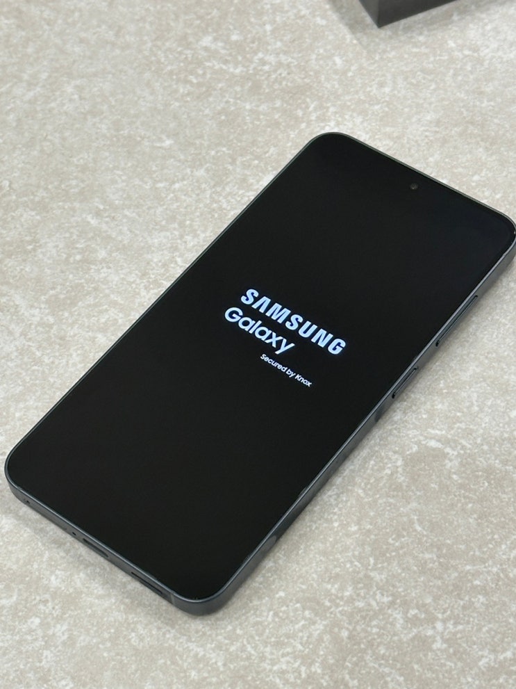 갤럭시S25 블루블랙 사전예약 개봉기 : 네이버 블로그