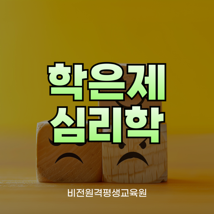 학은제심리학 : 교육대학원 입학, 합격시 수강료 전액 돌려드립니다! (비전원격평생교육원) : 네이버 블로그
