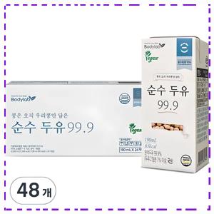 바디랩 순수 두유 99¸9, 190ml, 48개 내돈내산 구매리뷰 사용후기 추천 : 네이버 블로그